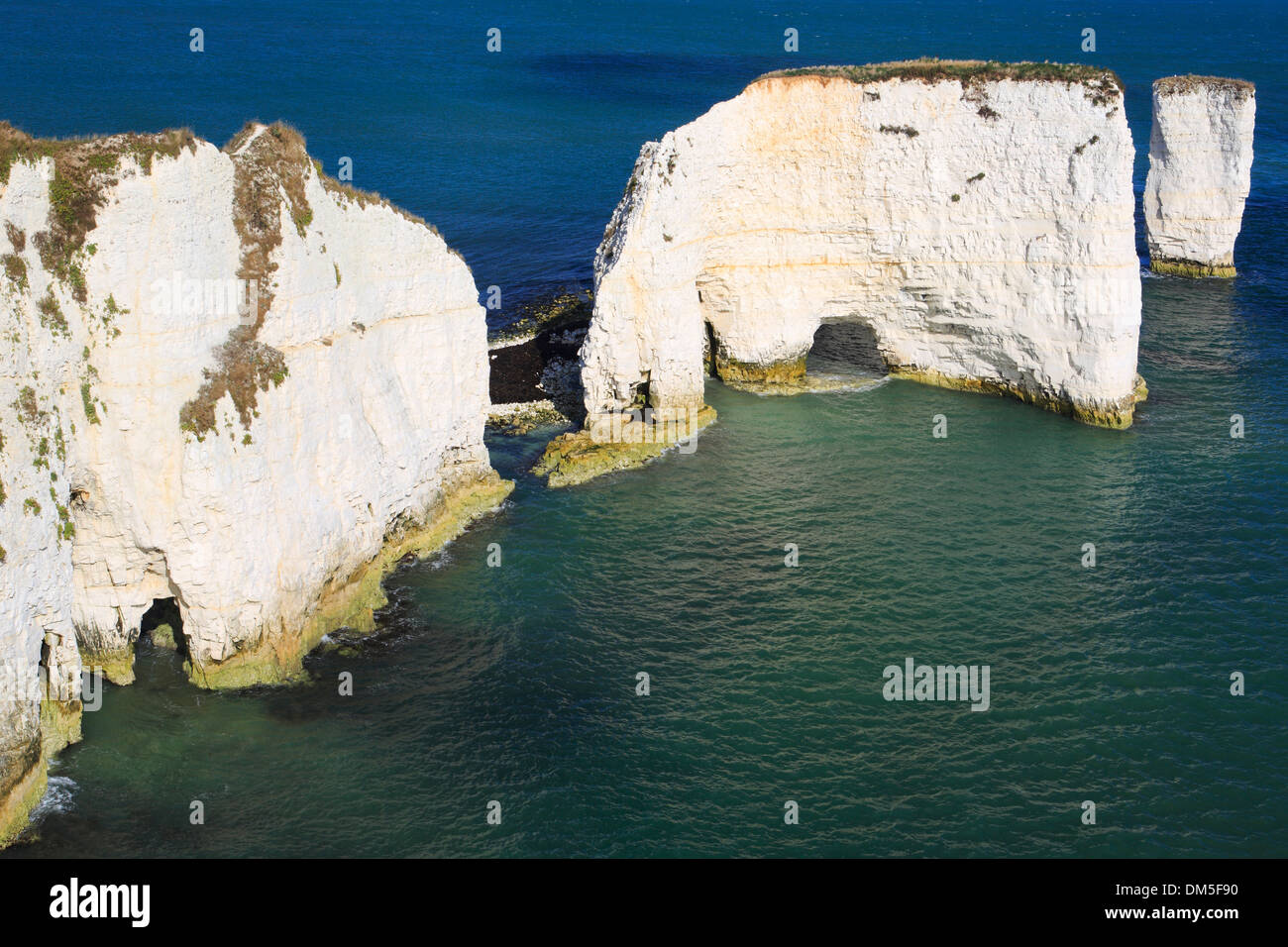 Arch Bournemouth bay Dorset England Europe erosion cliff rock cliff ...