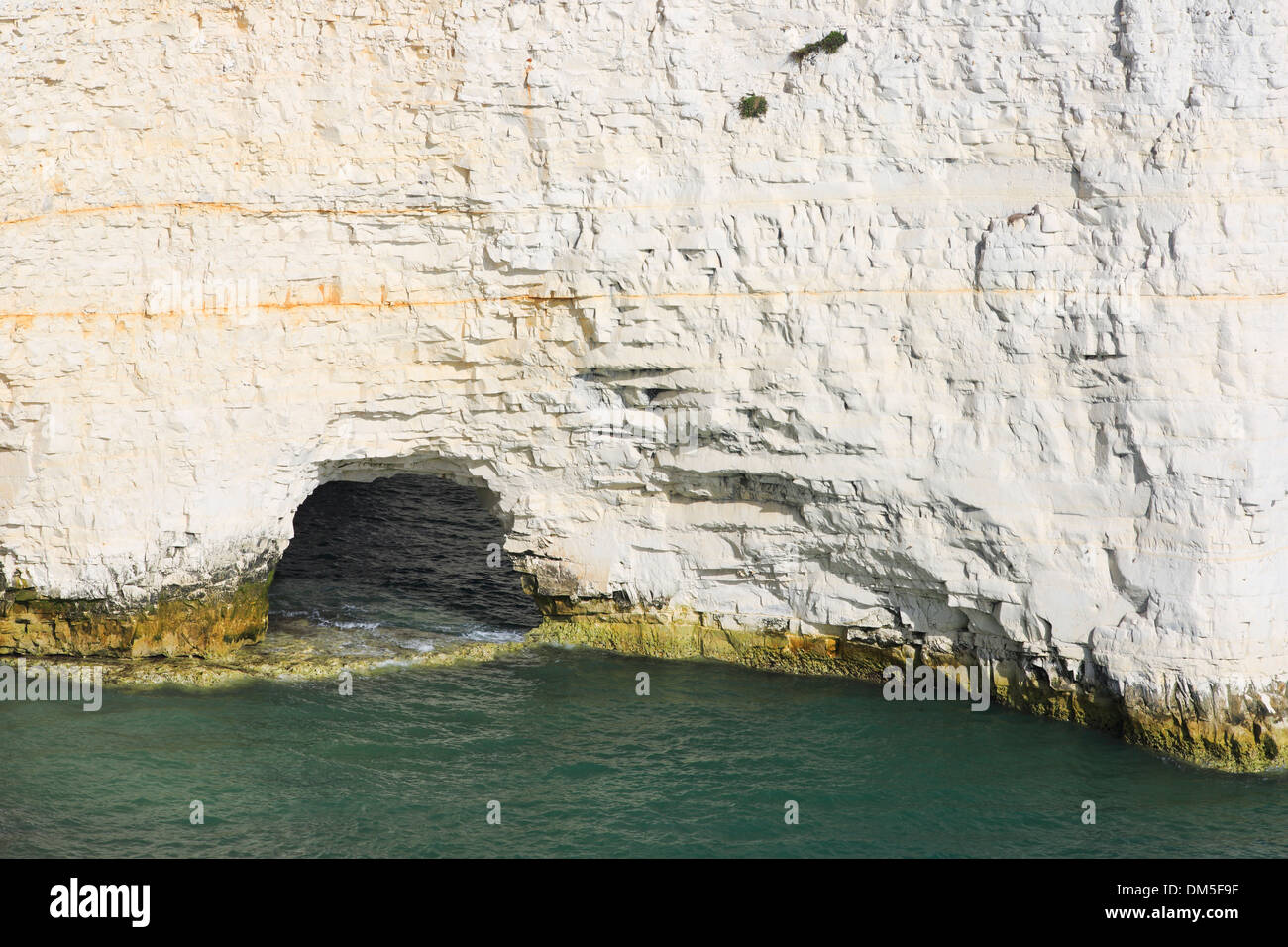 Arch Bournemouth bay Dorset England Europe erosion cliff rock cliff ...