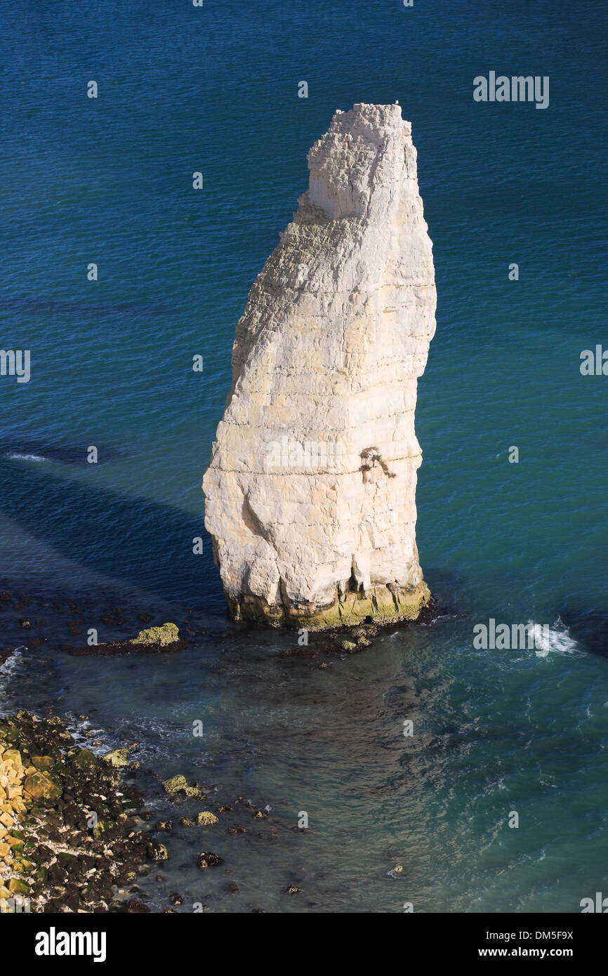 Bournemouth bay Dorset England Europe erosion rock cliff rocky cliffs ...