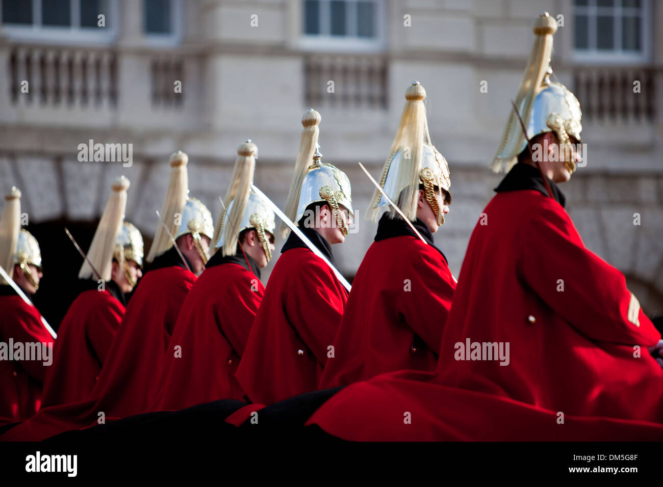 LONDON, ENGLAND DEC 21: Famous mounted Life Guards on Parade on ...