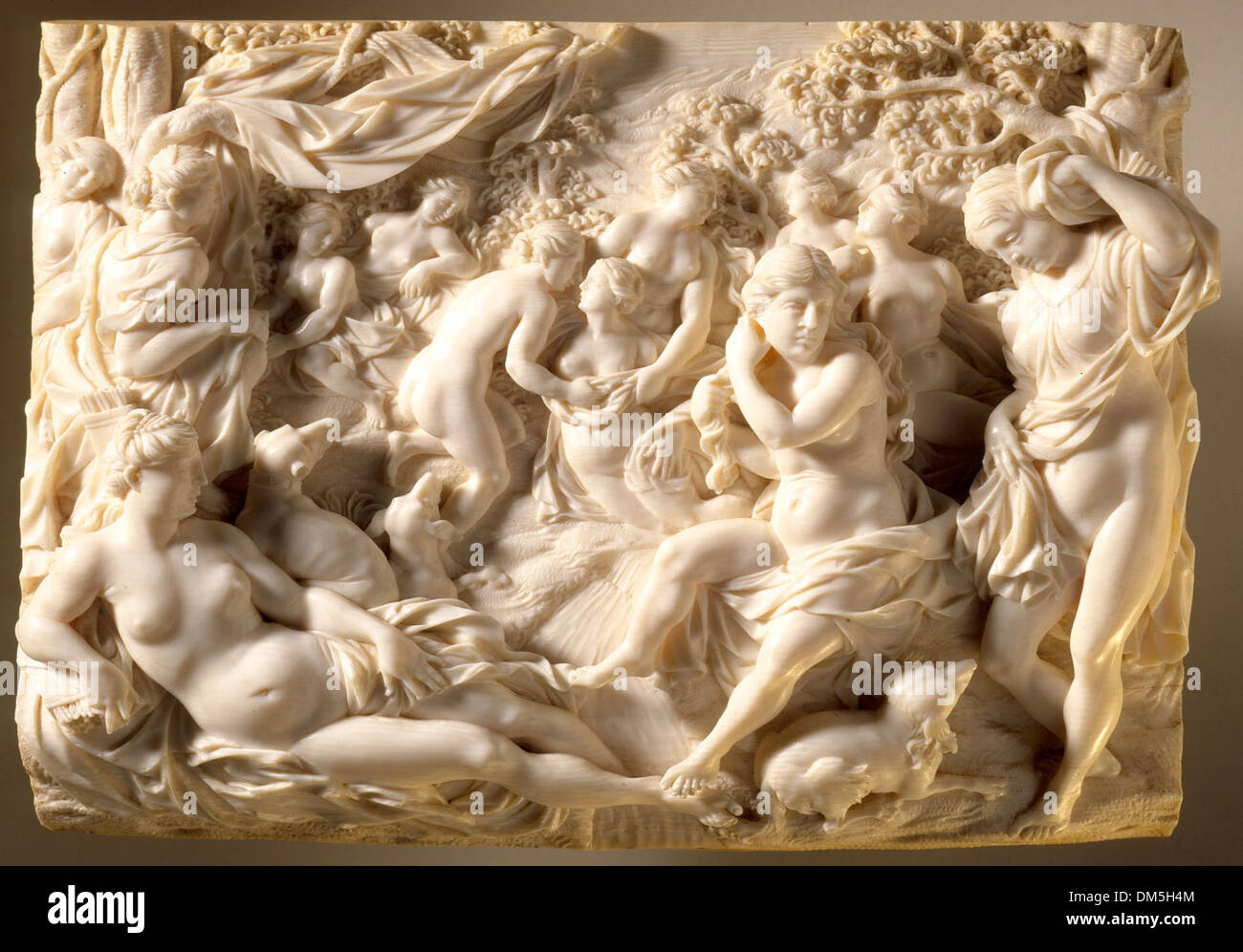 This painting depicts the mythological story of Diana and Callisto ...