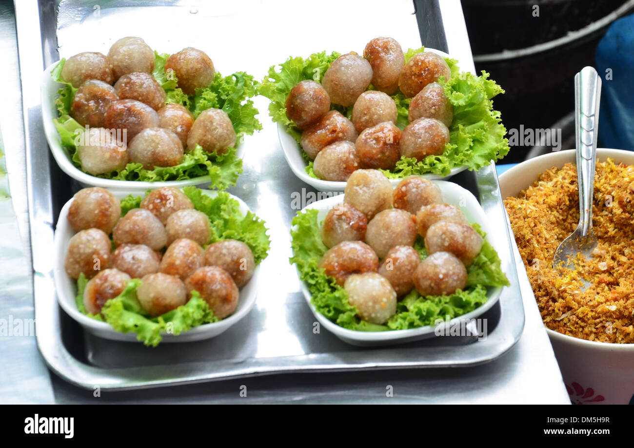Thai food snack is saku Stock Photo - Alamy