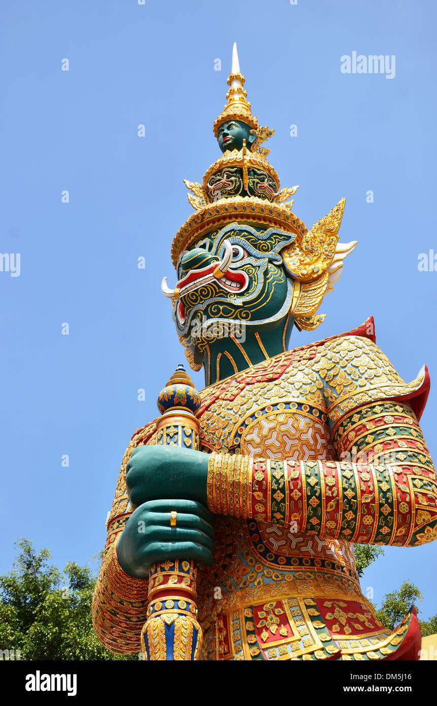 Demon statue at Bangkok, Thailand Stock Photo - Alamy