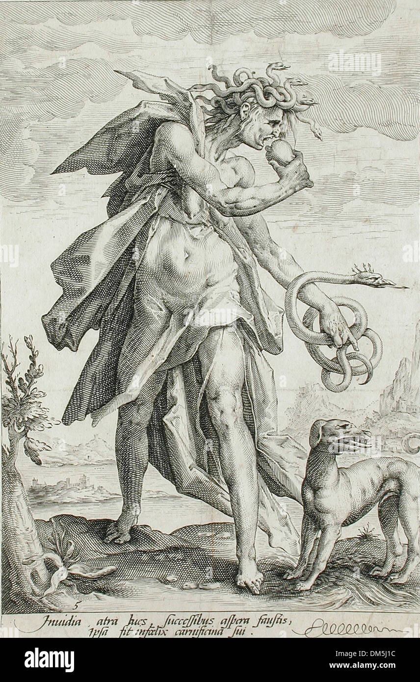 This painting titled 'Envy' captures the intense emotion of jealousy ...