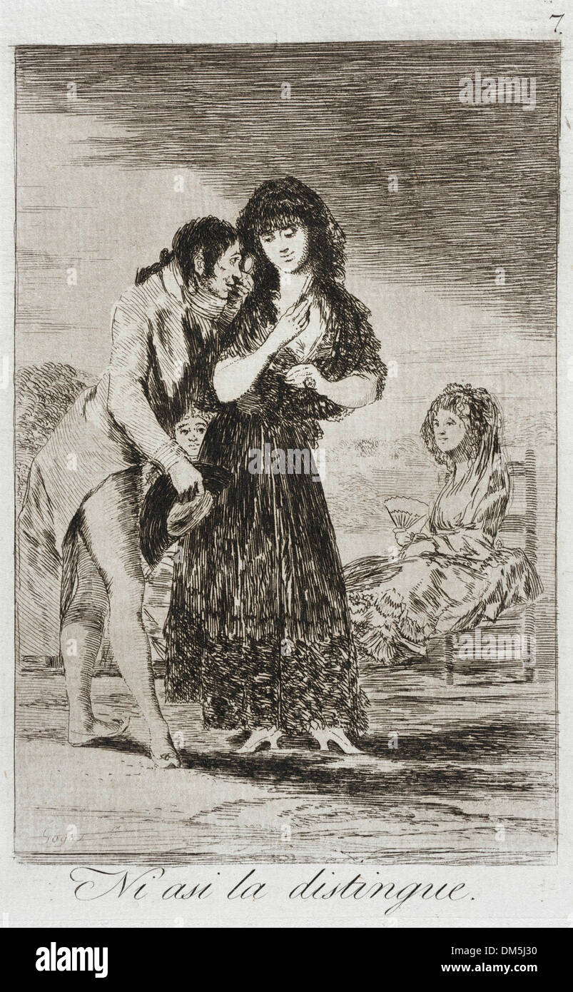 This artwork features a scene where a figure is unable to discern ...