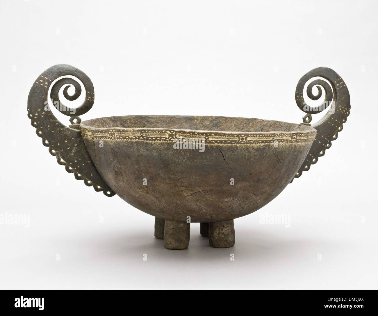 This feast bowl is a ceremonial vessel used during important gatherings ...