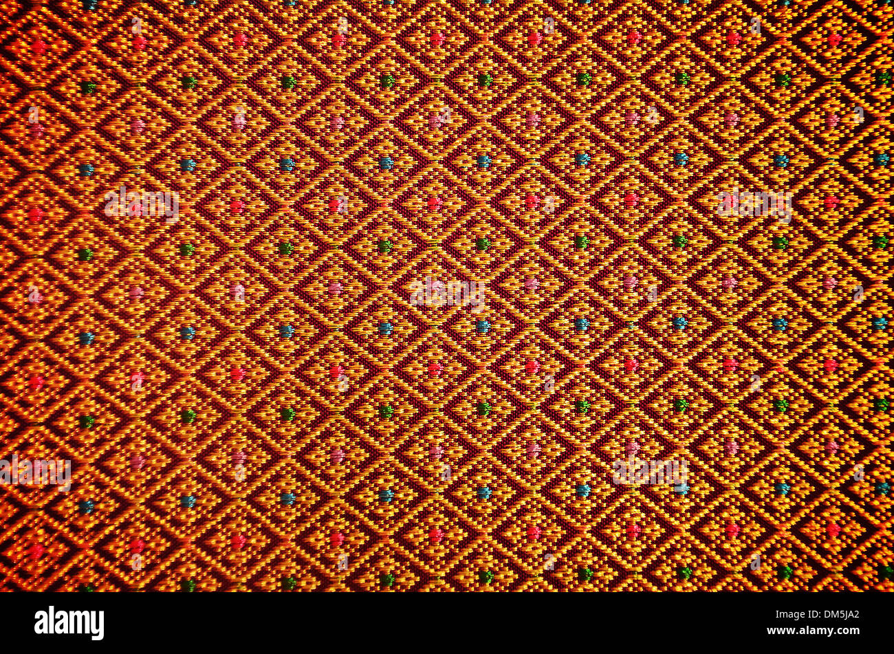 Pattern of Thailand native clothes Stock Photo - Alamy