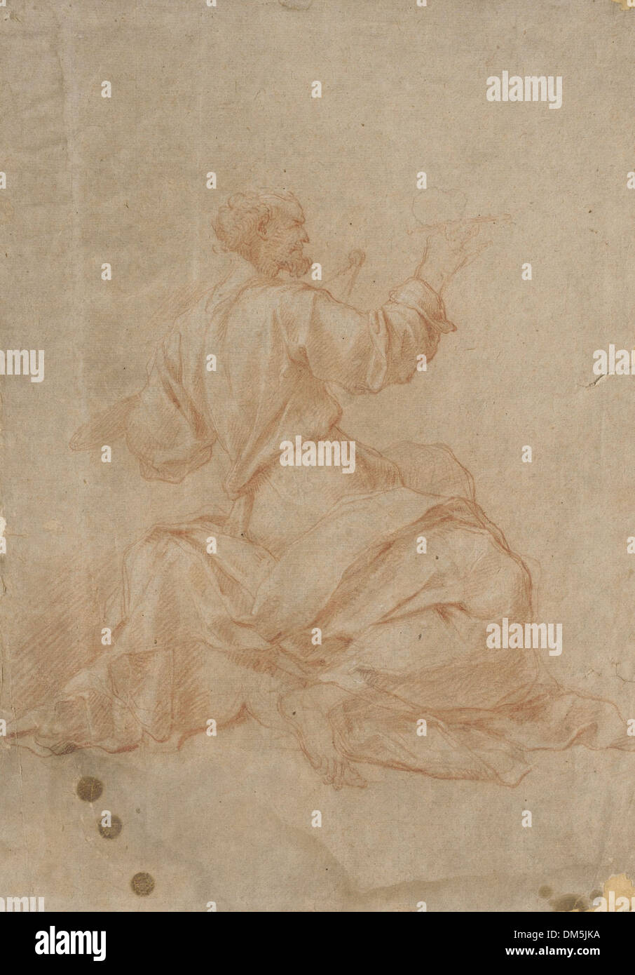 This painting of Saint Luke represents the Christian tradition of ...