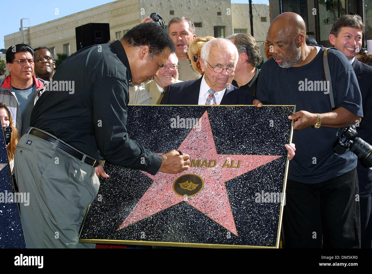 Jan. 11, 2002 - MUHAMMAD ALI HONORED WITH STAR.ON THE HOLLYWOOD WALK ...