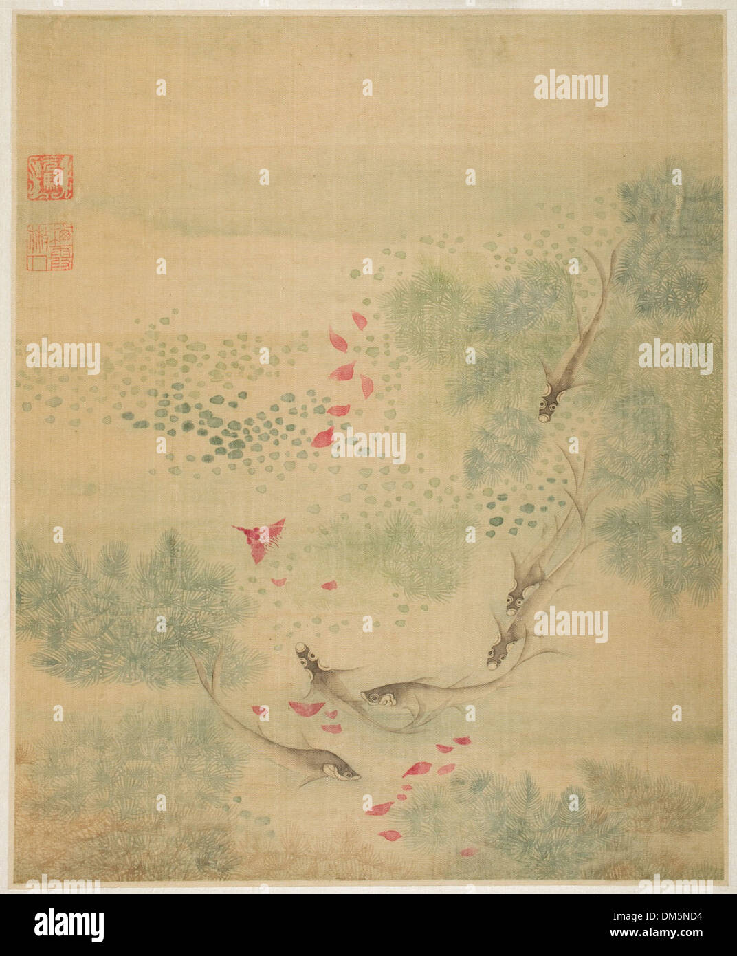 This album features vibrant illustrations of flowers, birds, and fish ...