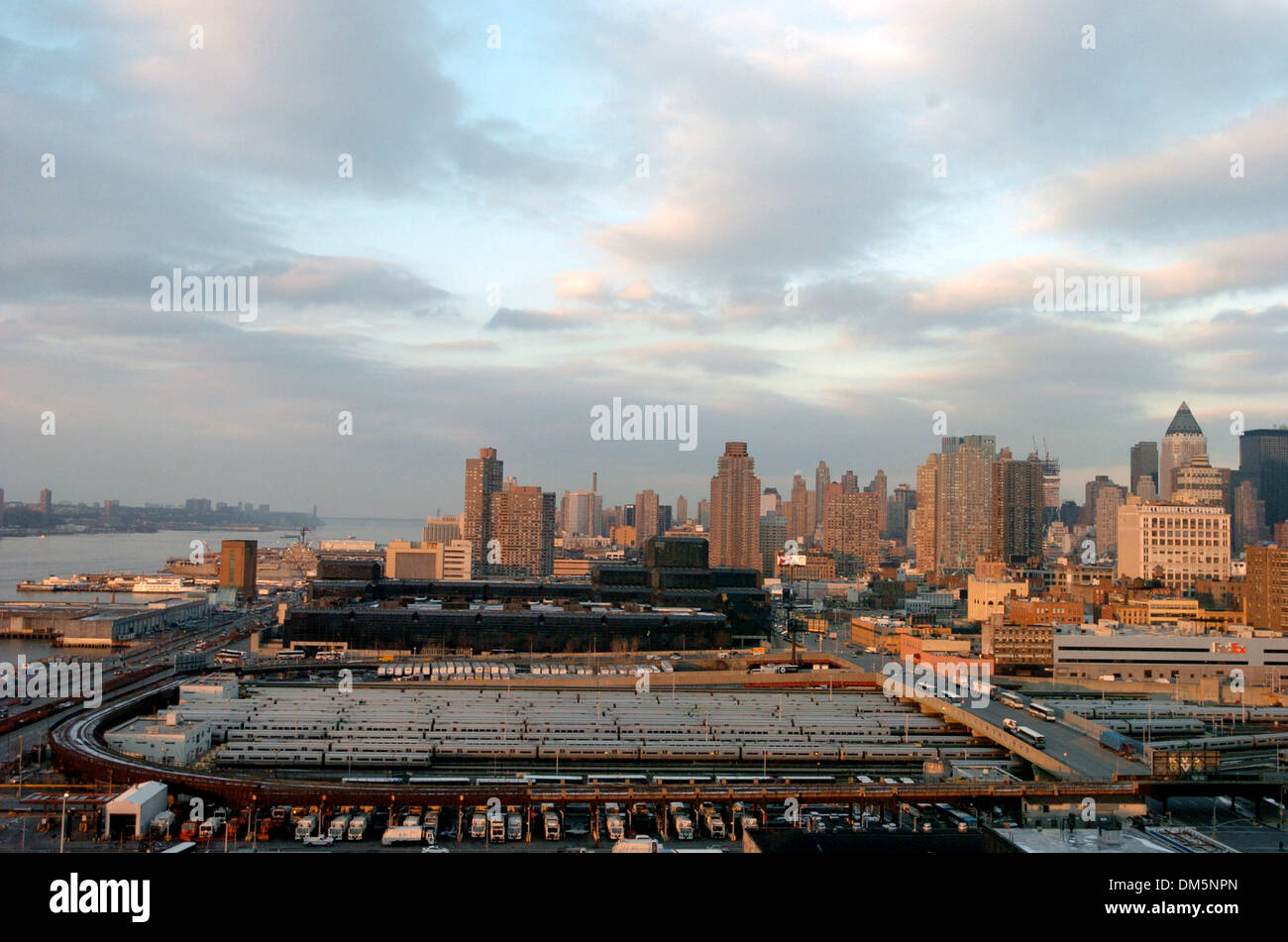 Feb 24, 2005; Manhattan, NY, USA; The west side rail yards, site of the ...