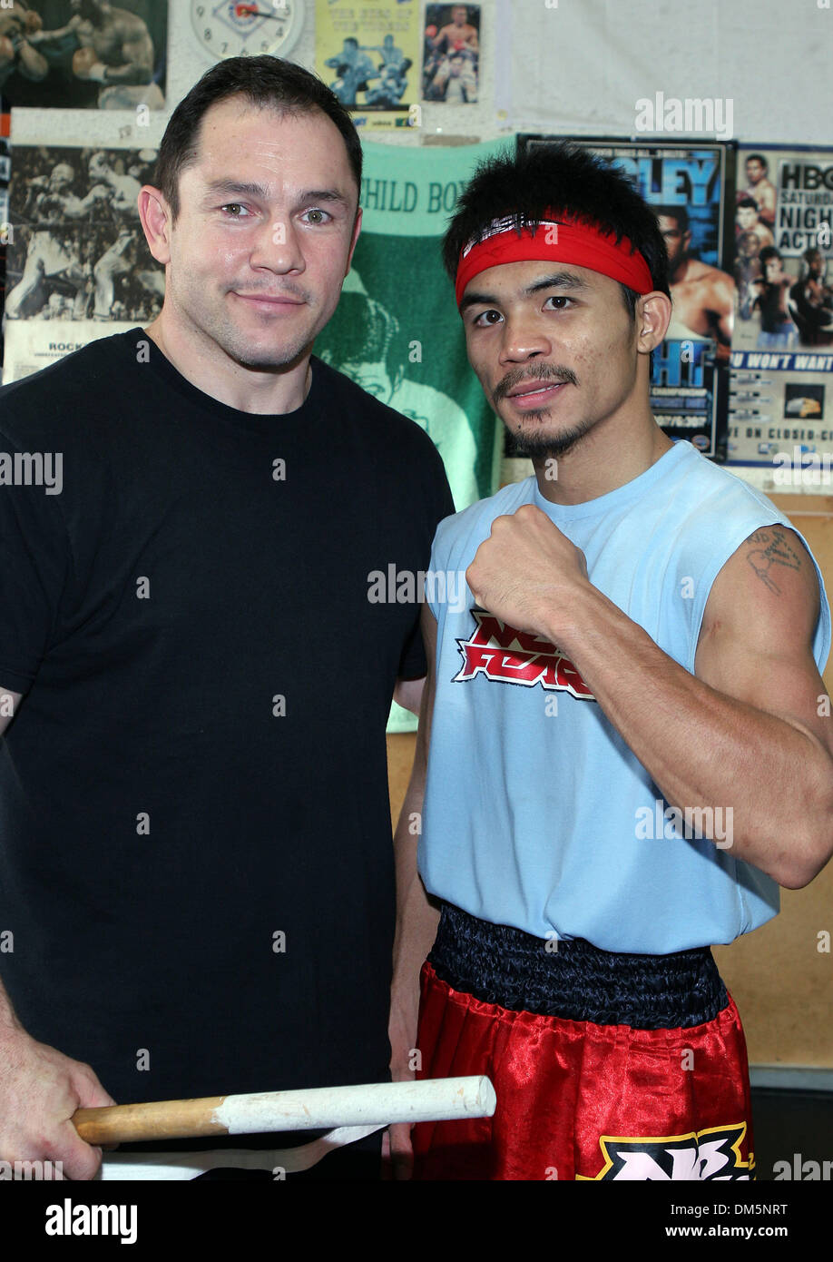 Mar 10, 2005; Hollywood, CA, USA; Phillipino superstar boxer MANNY ...
