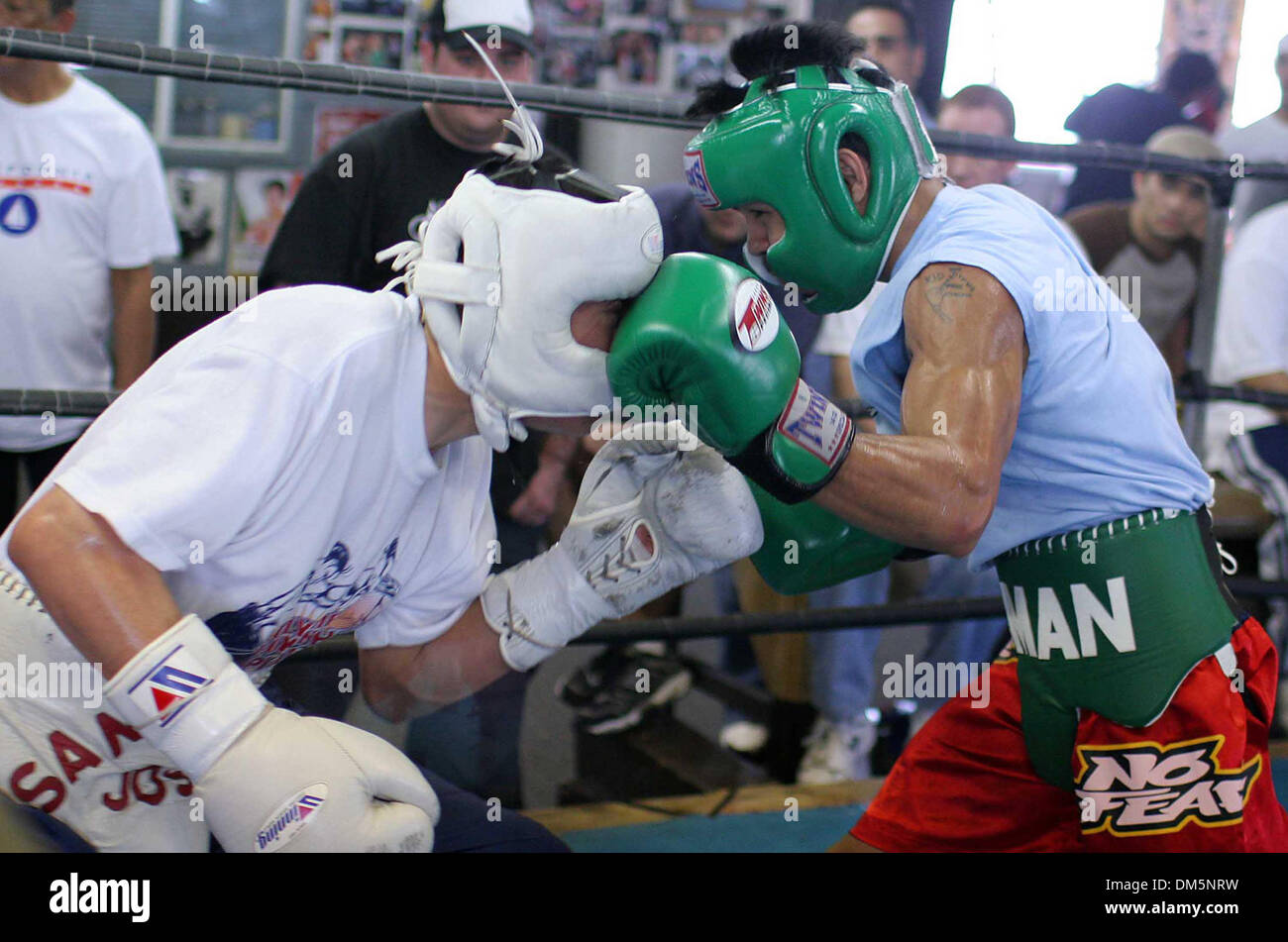 Mar 10, 2005; Hollywood, CA, USA; Phillipino superstar boxer MANNY ...