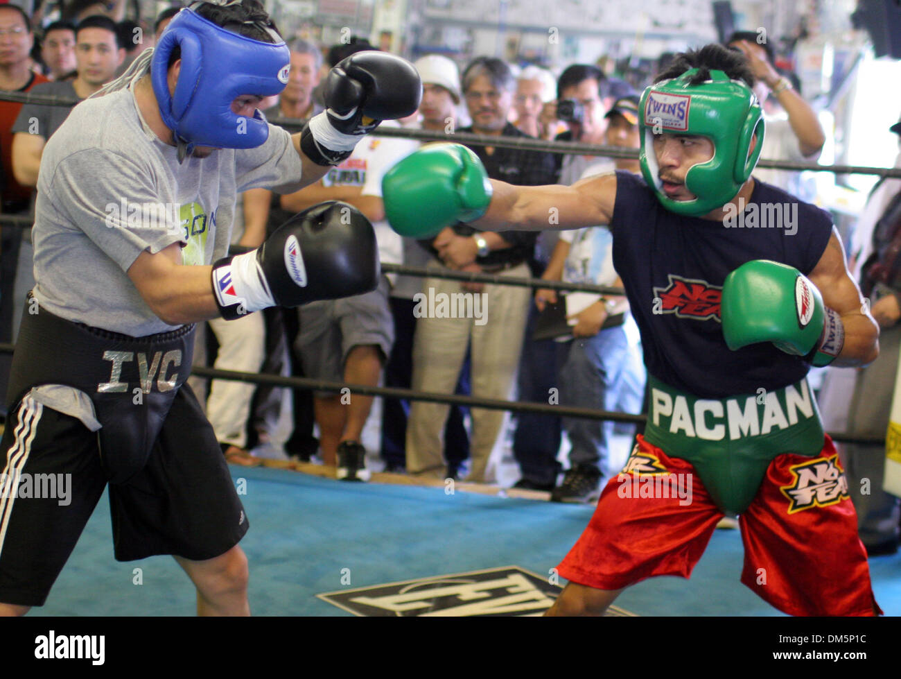 Mar 11, 2005; Hollywood, CA, USA; Phillipino superstar boxer MANNY ...