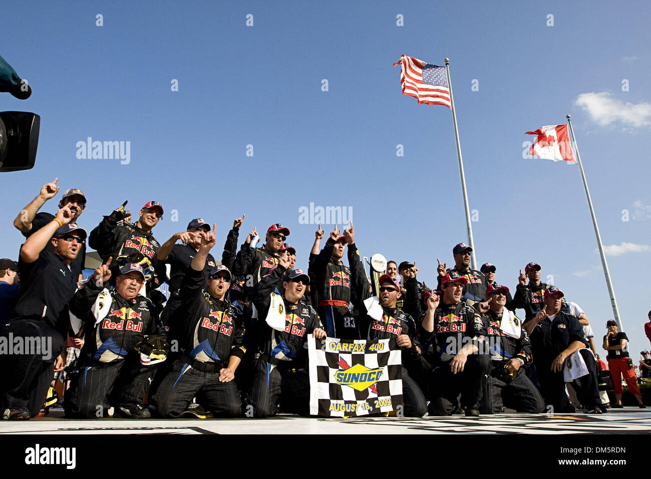 Dec. 1, 2009 - Brooklyn, Michigan, U.S - 16 August 2009: Brian Vickers ...
