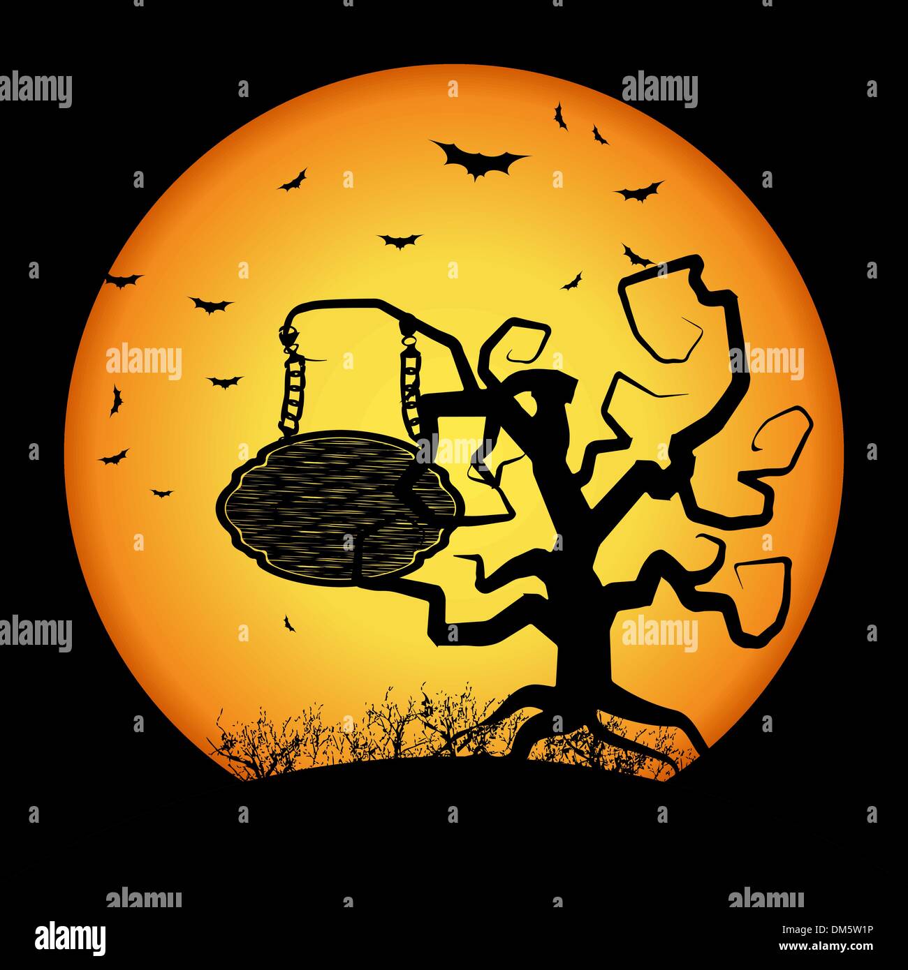 Halloween background spooky dead Stock Vector Images - Alamy
