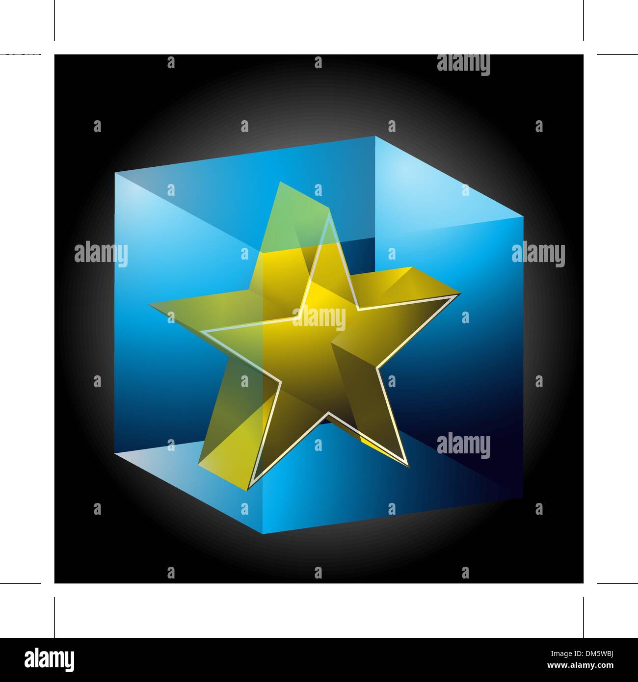 Ice Encased Star Stock Vector Image & Art - Alamy