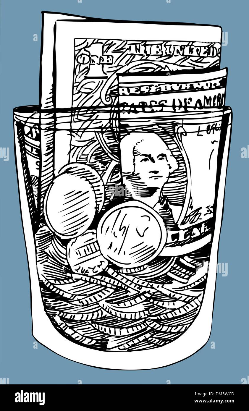 Money tips Stock Vector Images - Alamy