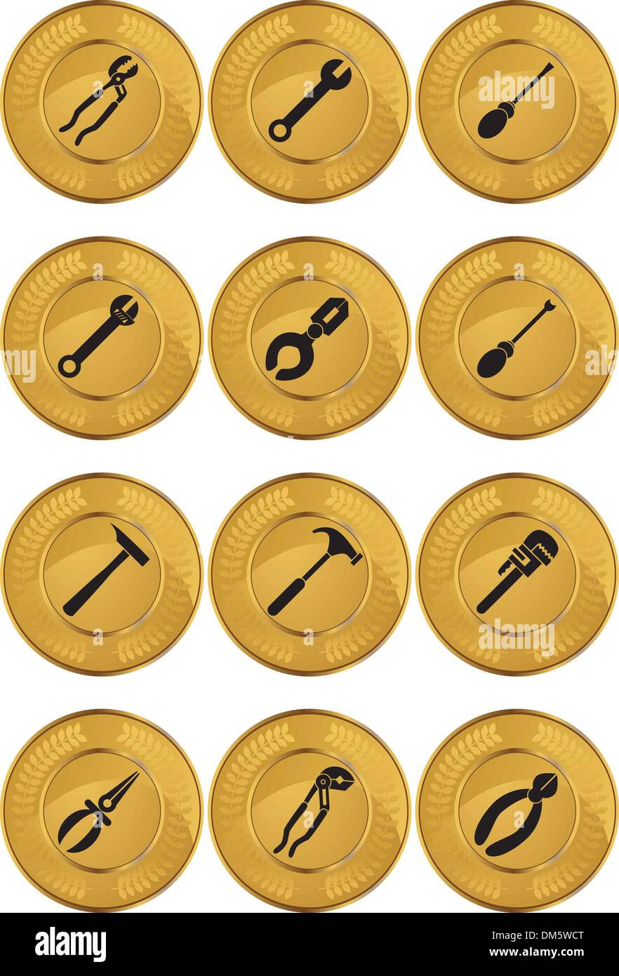 Tools hand tool object Stock Vector Images - Alamy