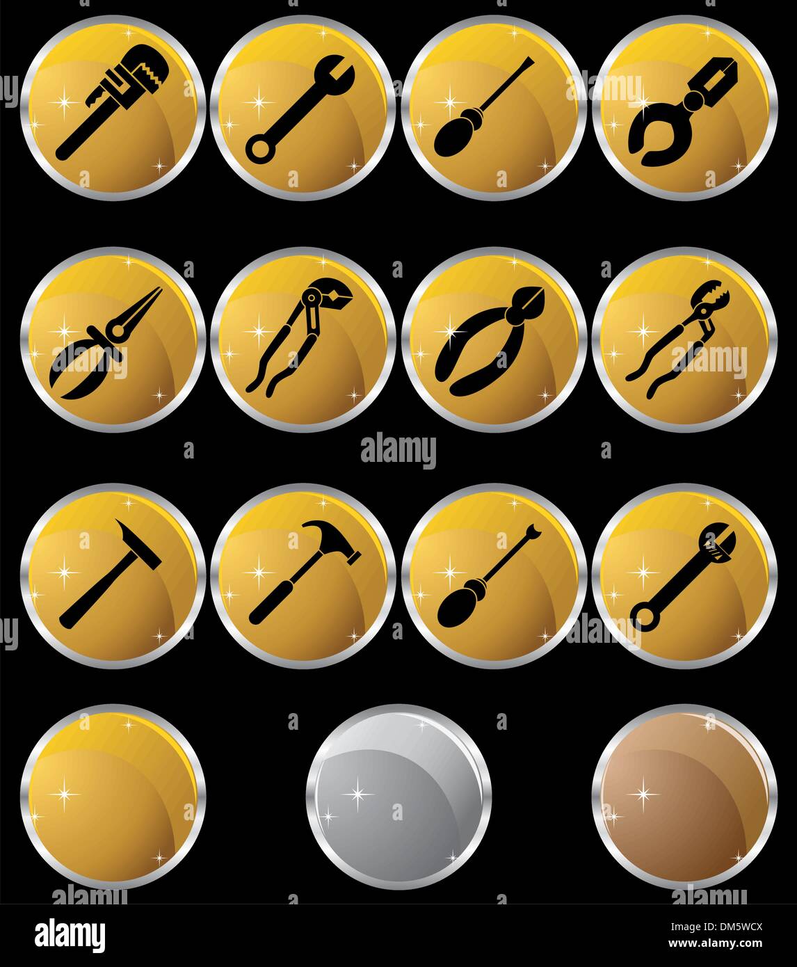 Tools pincers Stock Vector Images - Alamy