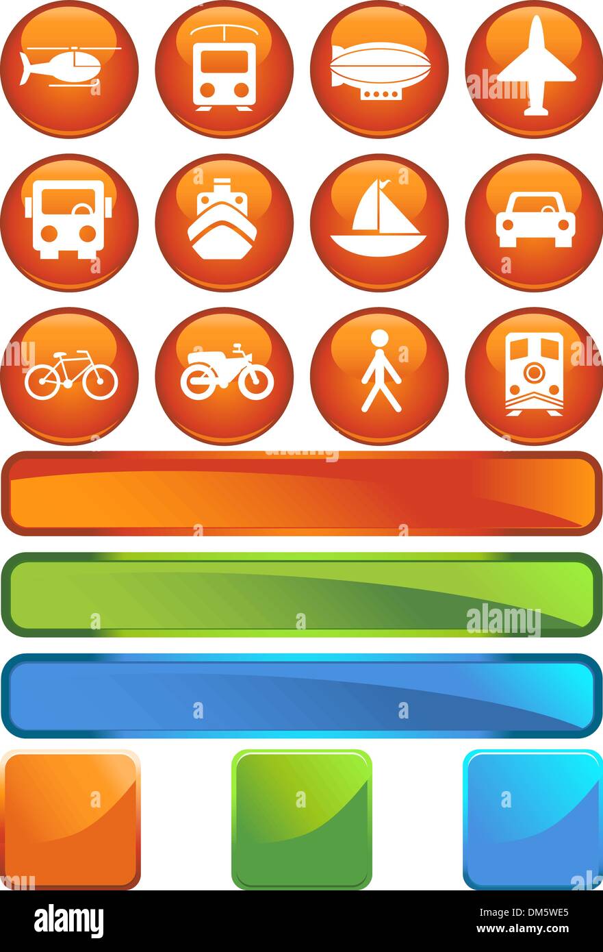 12 buttons Stock Vector Images - Alamy