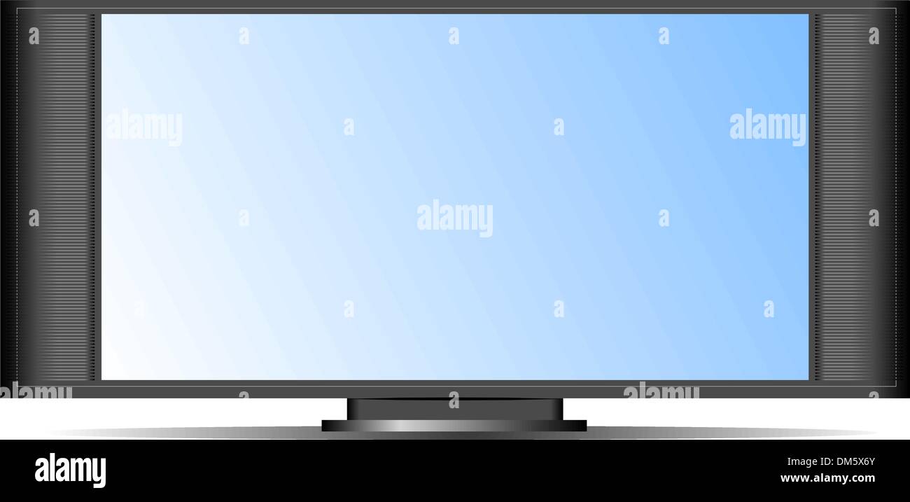 Tv television set Stock Vector Images - Alamy