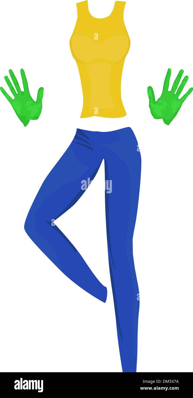 Legs without a body Stock Vector Images - Alamy