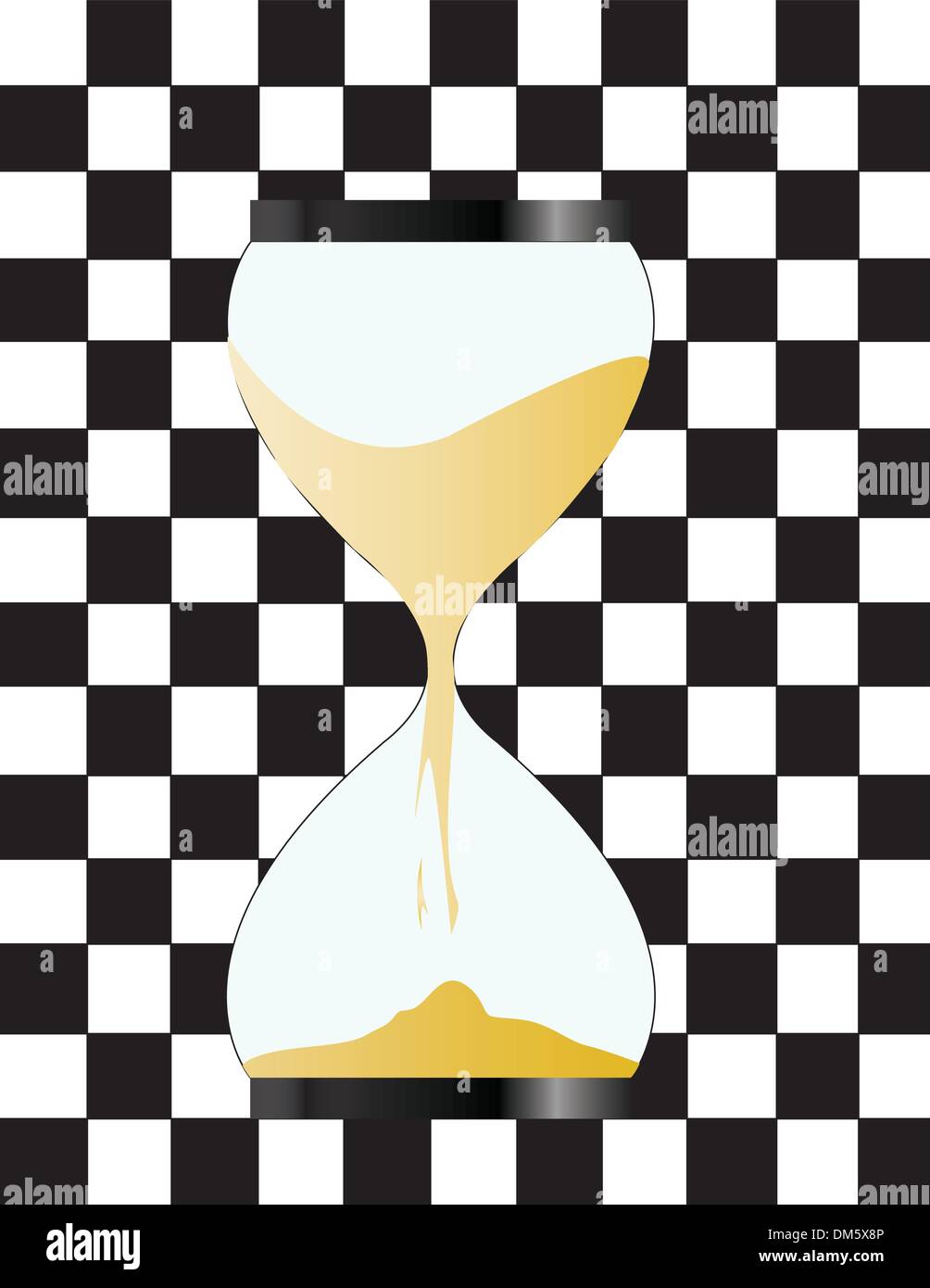 Chessboard chess clock isolated Stock Vector Images - Alamy