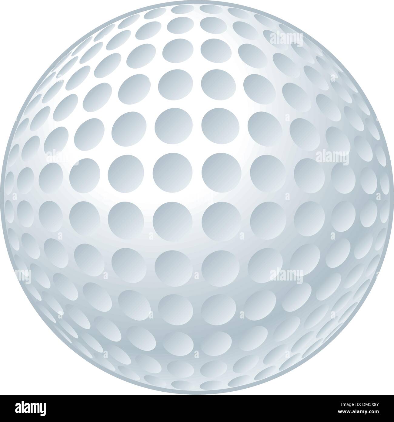 Golf ball detail Stock Vector Images - Alamy
