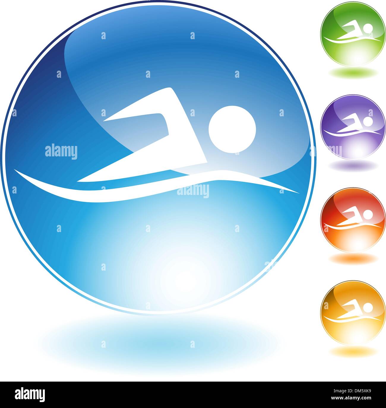 Swimming olympic Stock Vector Images - Alamy