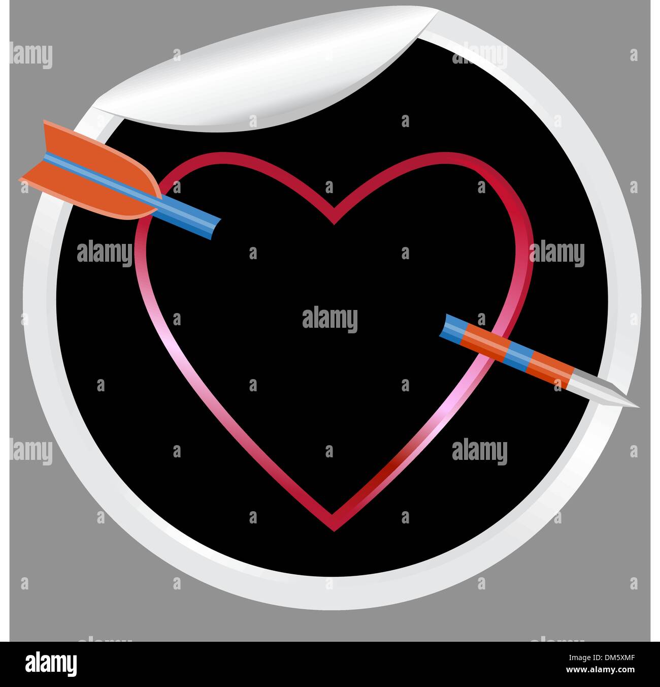 Piercing arrow Stock Vector Images - Alamy