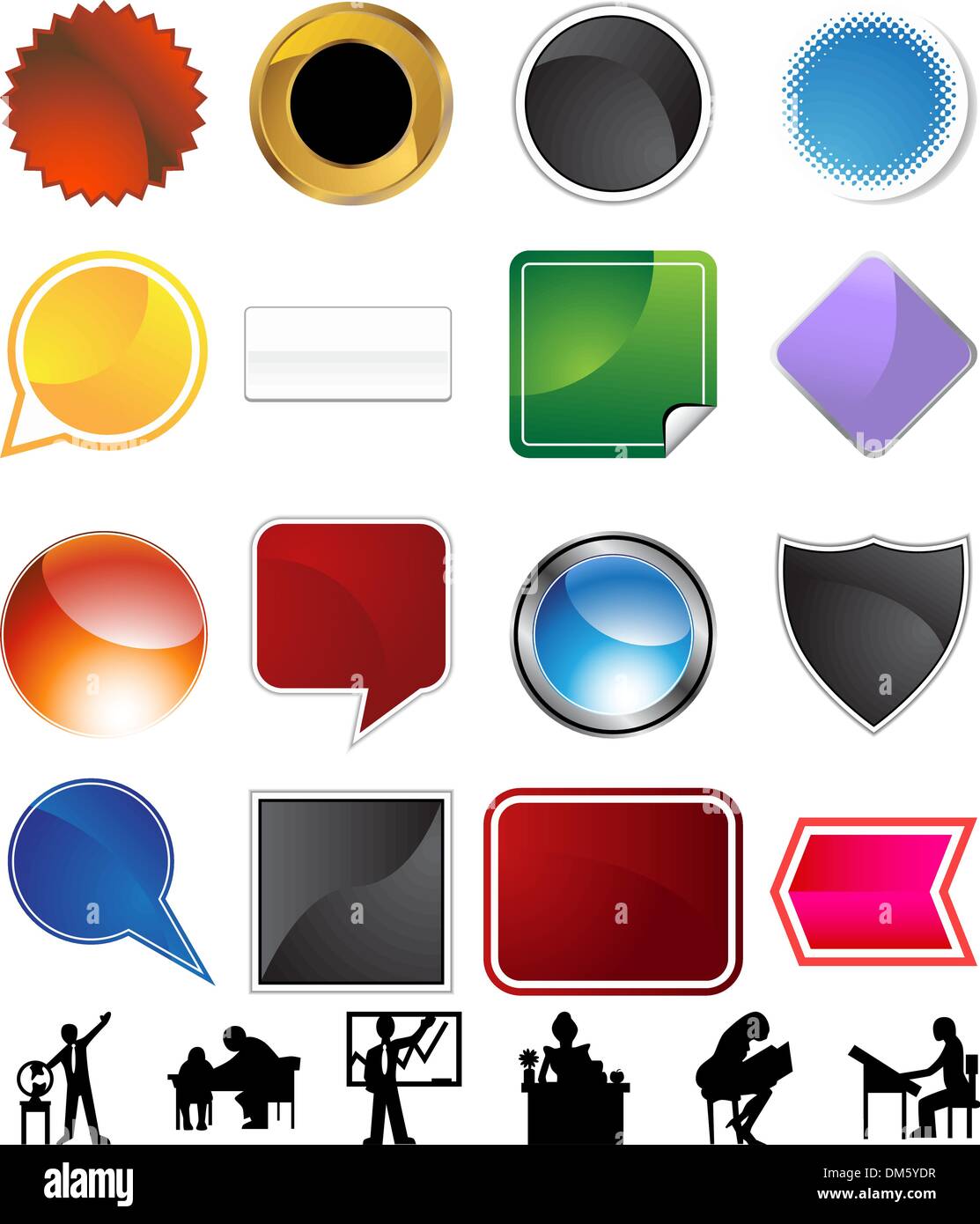 Teaching Variety Set Stock Vector Image & Art - Alamy