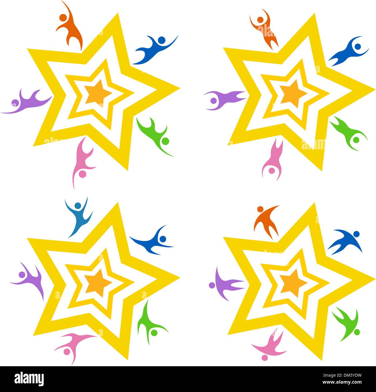 Star stick figure hi-res stock photography and images - Alamy
