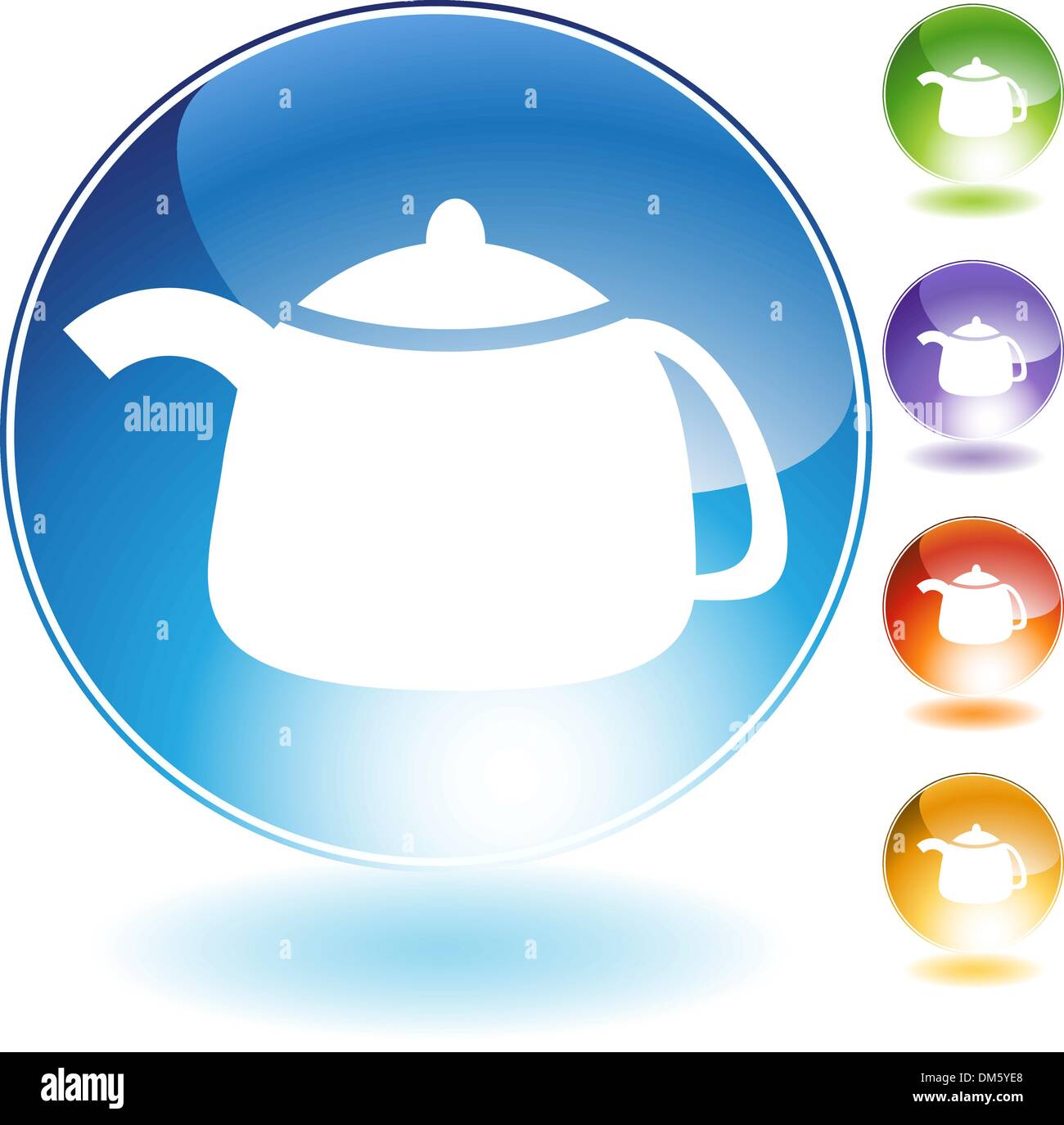 Teapot icon hi-res stock photography and images - Alamy