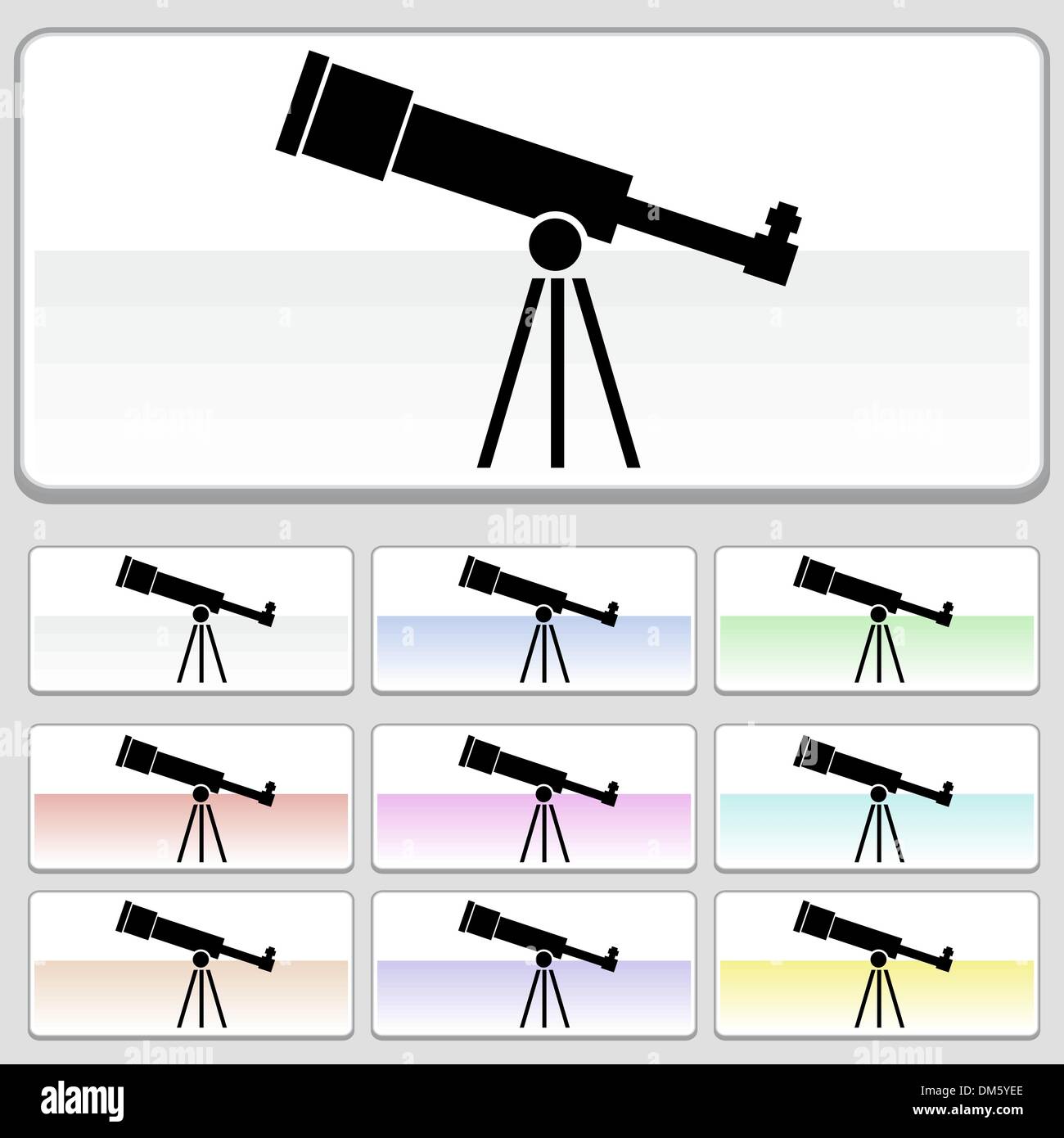 Telescope image Stock Vector Images - Alamy