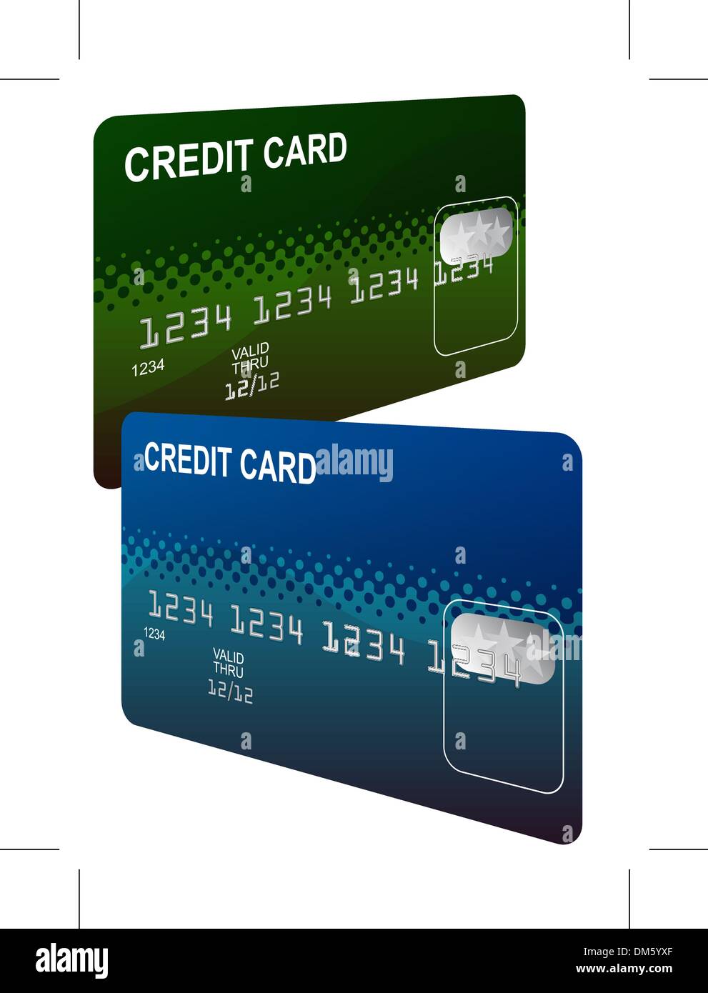 Isometric design credit cards Stock Vector Images - Alamy