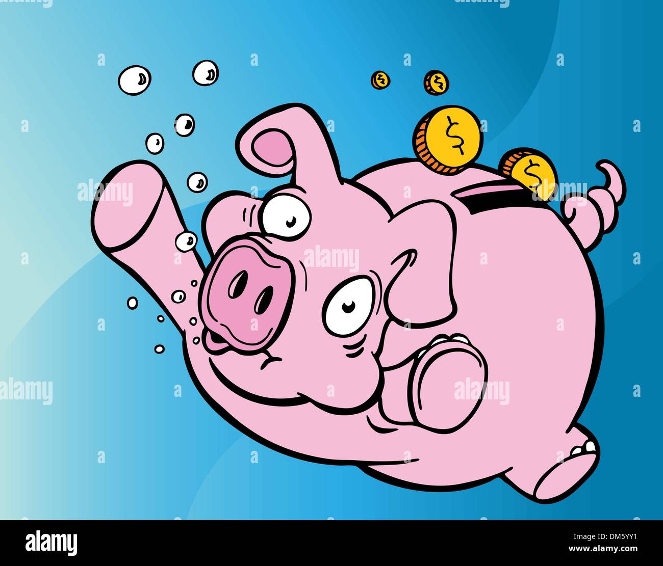 Drowning illustration Stock Vector Images - Alamy