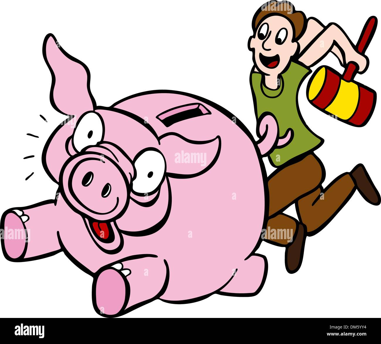 Break The Bank Stock Vector Image & Art - Alamy