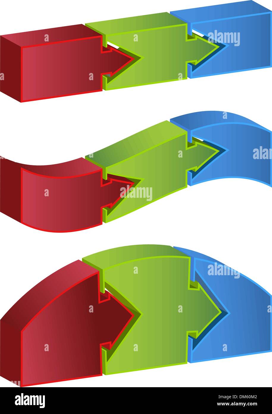 Three Step Process Stock Vector Image & Art - Alamy
