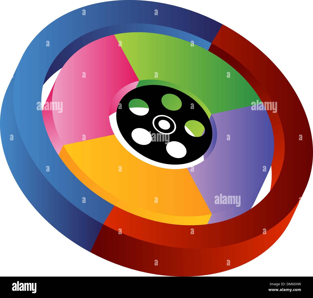 3D Entertainment Wheel Stock Vector Image & Art - Alamy