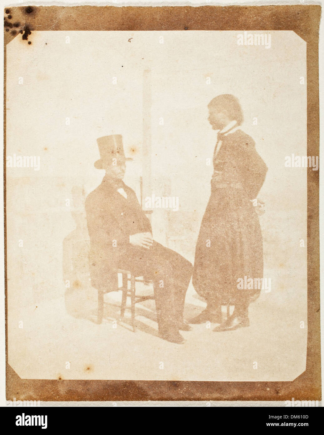 This portrait depicts two gentlemen, highlighting their attire and ...