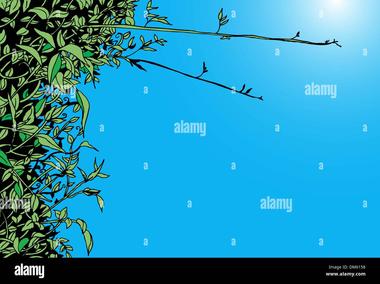 Blue vines Stock Vector Images - Alamy