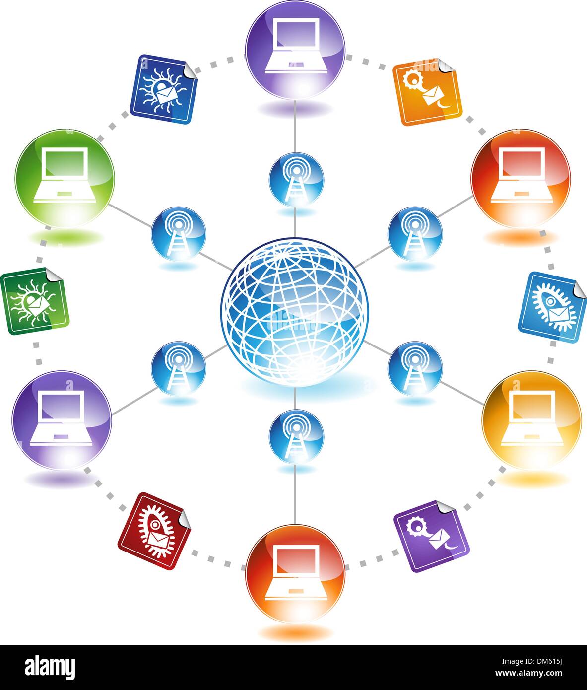 Spreading viruses hi-res stock photography and images - Alamy