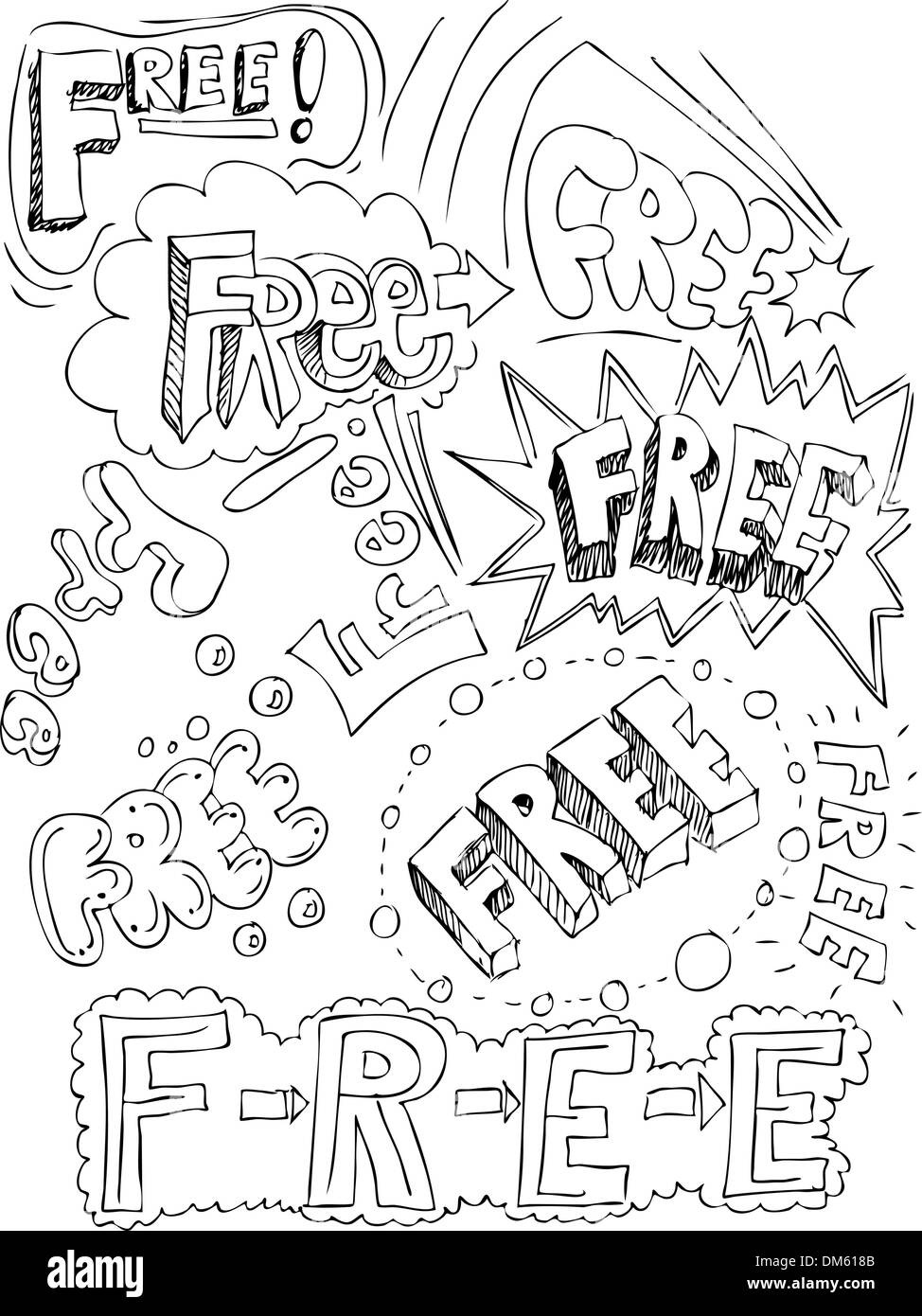 Text cloud word in Black and White Stock Photos & Images - Alamy