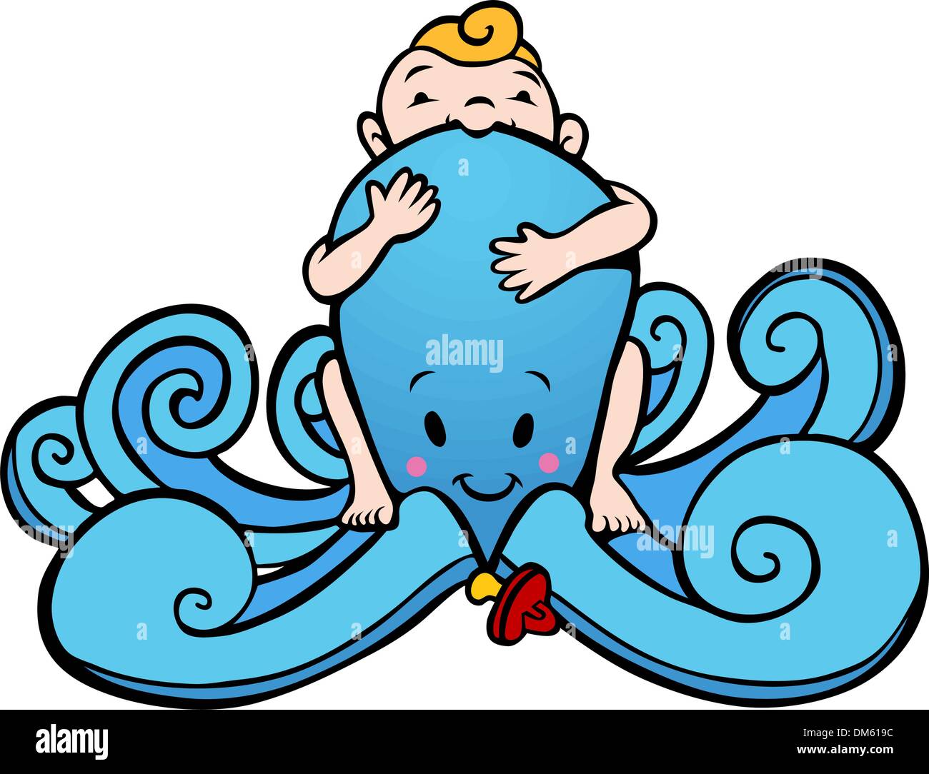 Hugging stuffed toy Stock Vector Images - Alamy