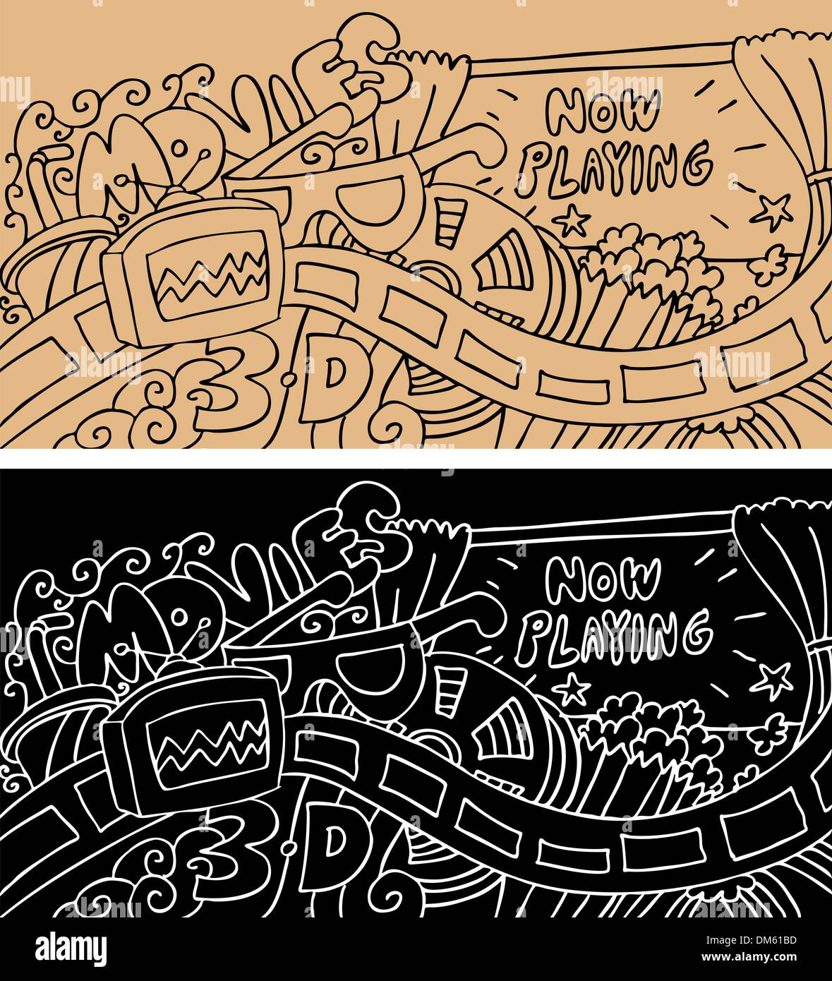 Entertainment Background Horizontal Stock Vector Image & Art - Alamy