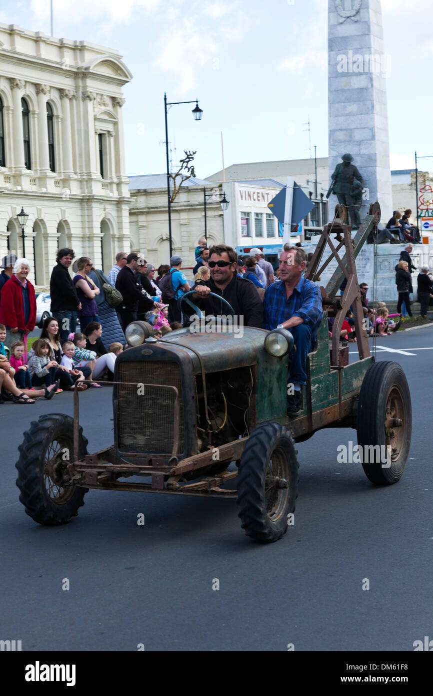An old Ford truck that has been converted into a farm recovery vehicle ...