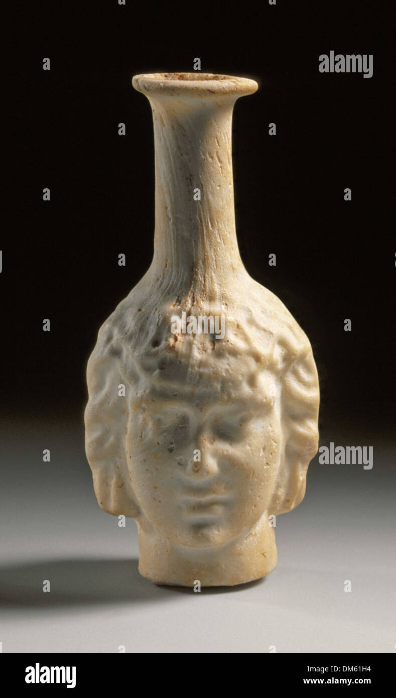 This head flask is a finely crafted example of early American ...