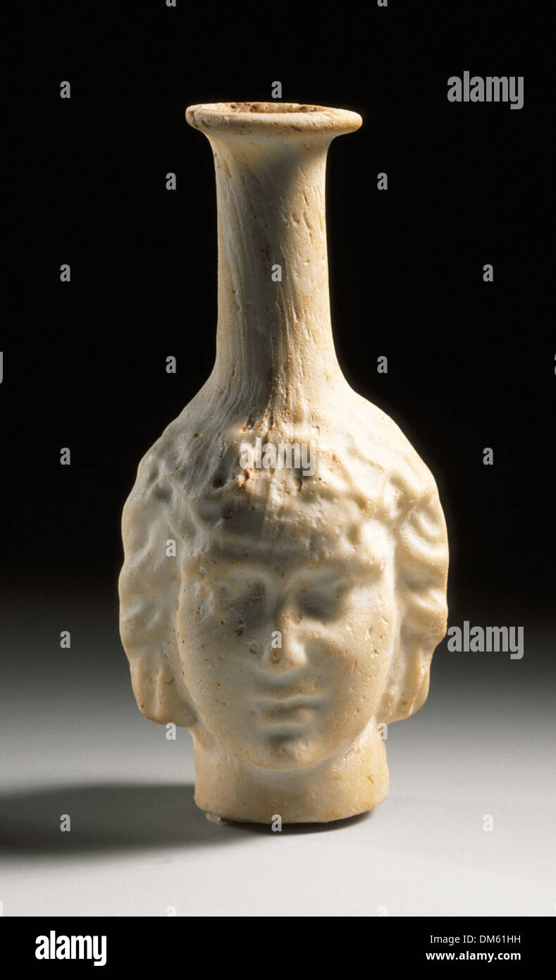 This head flask is a functional and decorative object, often used for ...