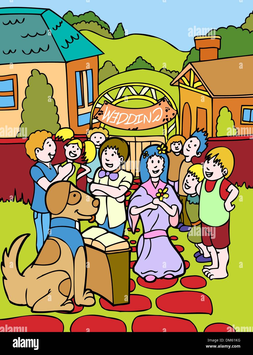 Pretend family Stock Vector Images - Alamy